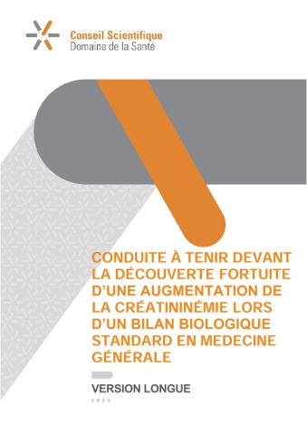 Conduite à tenir devant la découverte fortuite d'une augmentation de la ...